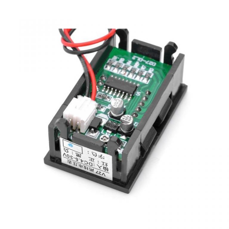 Panel Mount Blue LED Voltage Display - Unplugged Power Systems