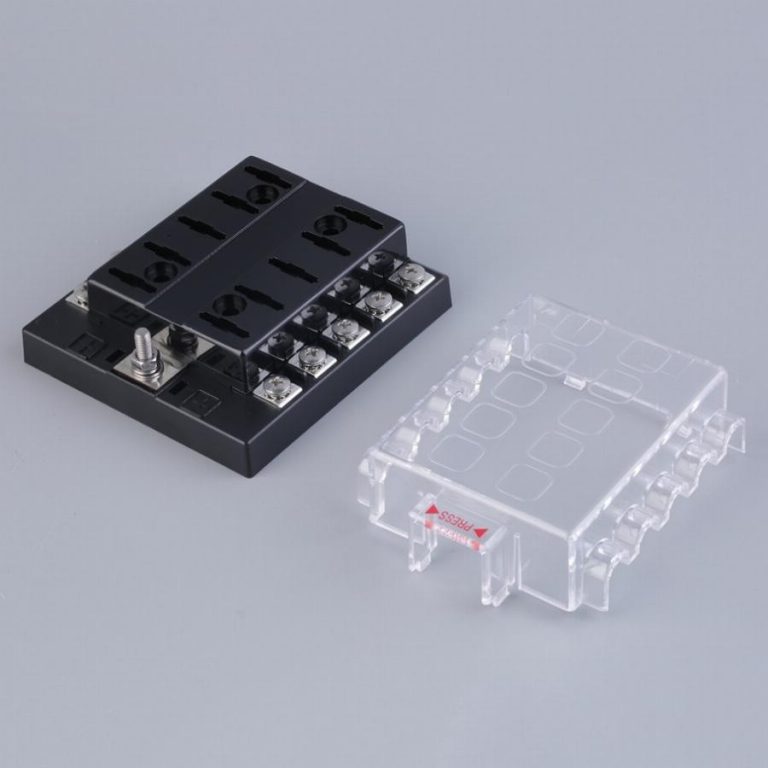 buy 10 Gang ATO/ATC Common Bus Fused Distribution Block With Screw ...